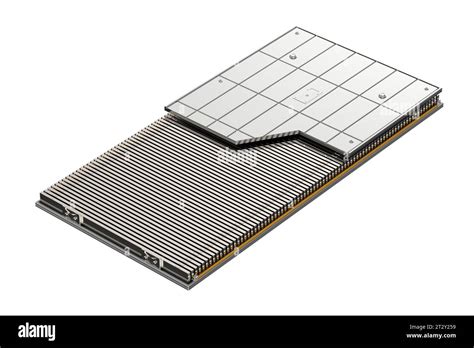3d Rendering Electric Vehicle Battery Or Pack Of Lithium Ion Battery Cells Module Isolated Stock
