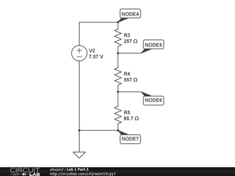 Lab 1 Part 3 CircuitLab