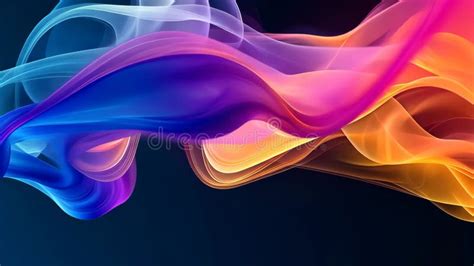 Colorful Abstract Waves On A Dark Background Stock Video Video Of Expression Visual 333599115