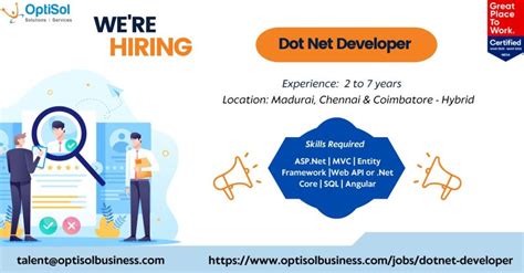 Oviya Jayakumar On Linkedin Hiring Job Opportunity Dotnetdeveloper Hiringimmediately