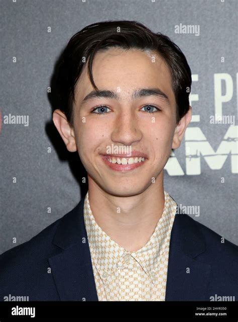 Caleb Malis Attending Hbos The Plot Against America New York Premiere Held At Florence Gould