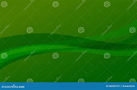 Green Lines Curves Wave Smooth Gradient Abstract Background Stock Vector Illustration Of Green