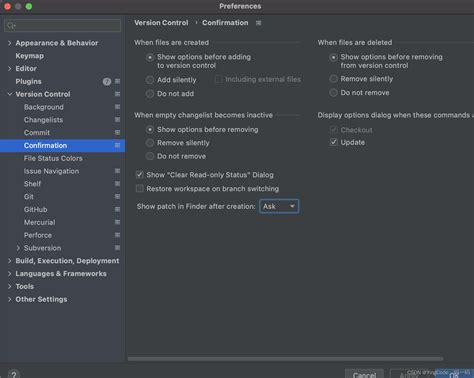 Idea切换分支 工作空间变化问题设置idea的branch Workspace Settings Csdn博客