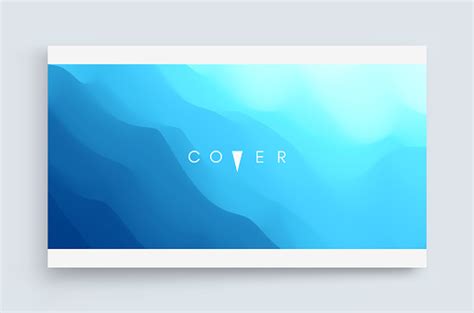 파란색 추상 적 배경입니다 파도와 현실적인 풍경 커버 디자인 템플릿 3d 벡터 그림입니다 산에 대한 스톡 벡터 아트 및 기타 이미지 Istock