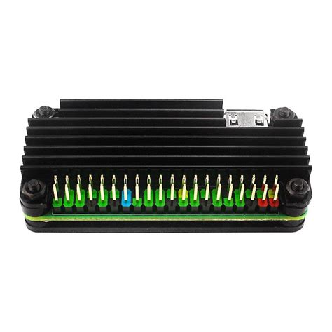 Case Carcasa Raspberry Pi Zero 2 W Disipador Aluminio Header Microbot