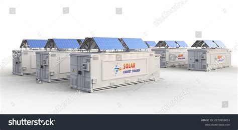 3d 렌더링 에너지 스토리지 시스템 또는 스톡 일러스트 2270959051 Shutterstock