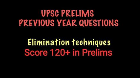 PDF Intelligent Elimination Techniques IET To Score Marks In UPSC Prelims Exammap
