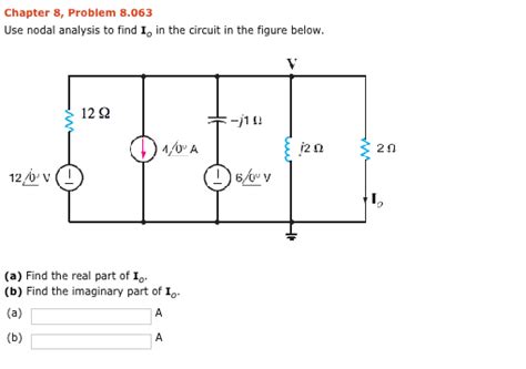 Solved Chapter Problem Use Nodal Analysis To Find I Chegg