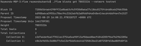 Update Time Output For Block Get By Sukantoraymond · Pull Request 643 · Onflowflow Cli · Github