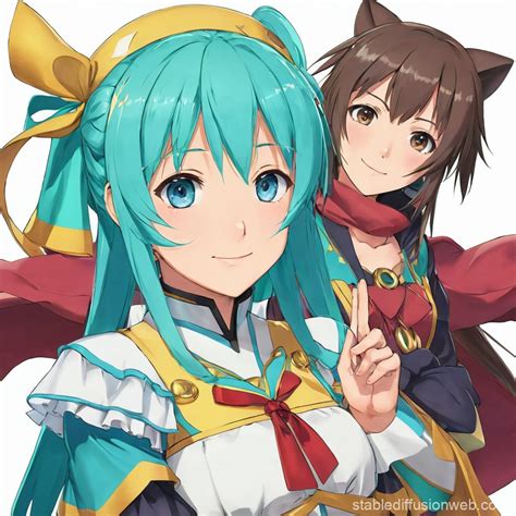 Aqua From Konosuba Stable Diffusion Online