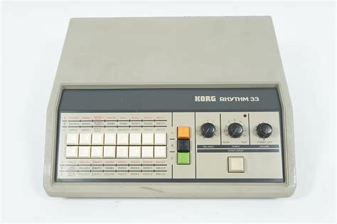 Korg Kr 33 Vintage Analog Rhythm Box Drum Machine Kr33 Reverb Canada
