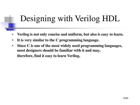 PPT Digital Design And Synthesis With Verilog HDL PowerPoint Presentation ID