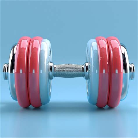Dumbbels Isolated On White Background Premium Ai Generated Image