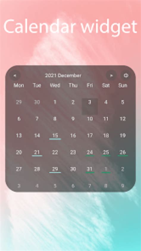 Mature Calendar Widget For Android Download