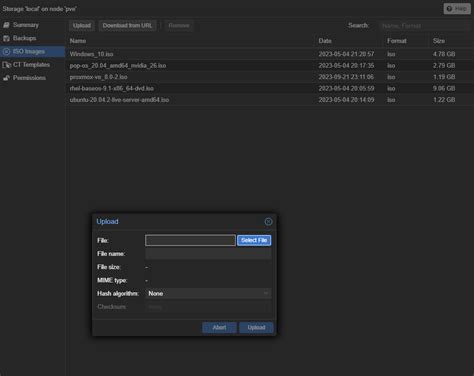 Proxmox How To Upload An Iso · Jh123x Blog Code Fun