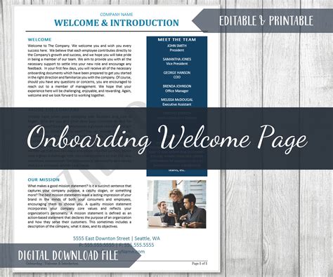 Employee Welcome And Introduction Flyer Template New Hire Template