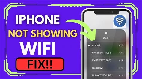 How To Fix Wifi Not Showing On Iphone 2024 WIFI Not Showing YouTube