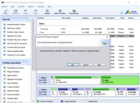 How To Convert Primary Partition To Logical Partition