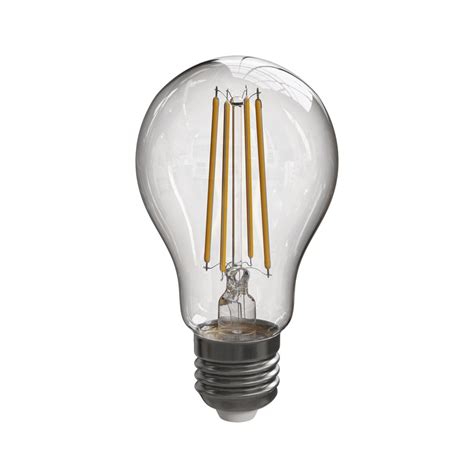 Clear Vintage Standard Light Bulb Model Poliigon