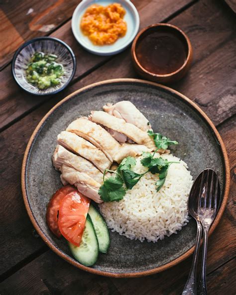 Hainanese Chicken Rice Recipe Traditional Hainanese Meal Hainanese