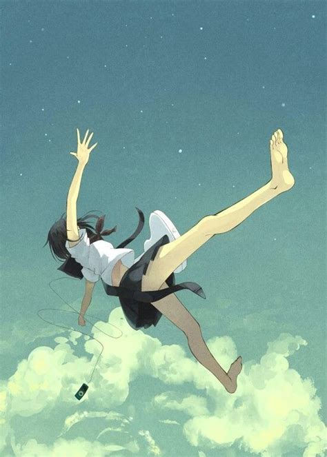 How To Draw Anime Girl Falling