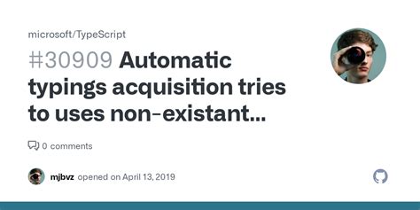 Automatic Typings Acquisition Tries To Uses Non Existant Version Of Npm