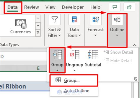 How To Group And Hide Columns In Excel 3 Easy Methods