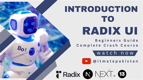 Introduction To Radix Ui Radix Primitives Radix Ui Tutorial Hindiurdu Youtube