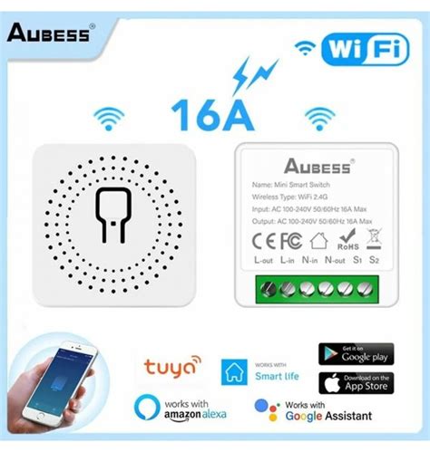 Iot 전등 스마트 스위치 투야 와이파이 양방향 제어 미니 차단기 라이프 알렉사 구글 홈 지원 16a 티몬