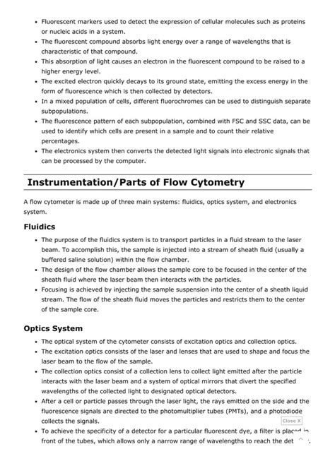 Flow Cytometry Definition Principle Parts Steps Types Uses Ponasa