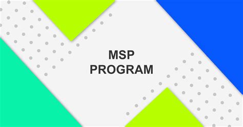 Msp Partner Program