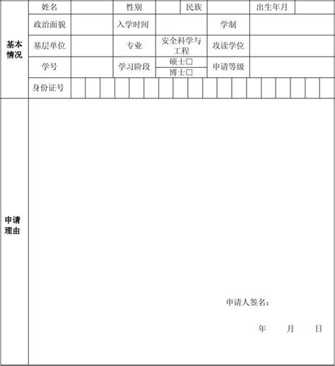 西南科技大学学业奖学金申请表word文档在线阅读与下载无忧文档