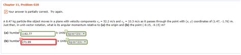 Solved Chapter 11 Problem 028 Your Answer Is Partially