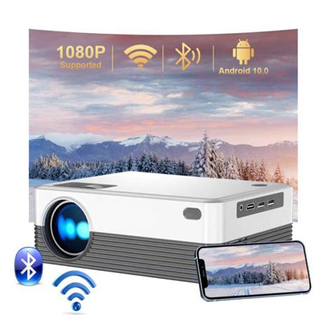 HPX Smart Projector Mini Portable 1080P 4K Ultra HD Android 10 0 Dual WIFI With Bluetooth