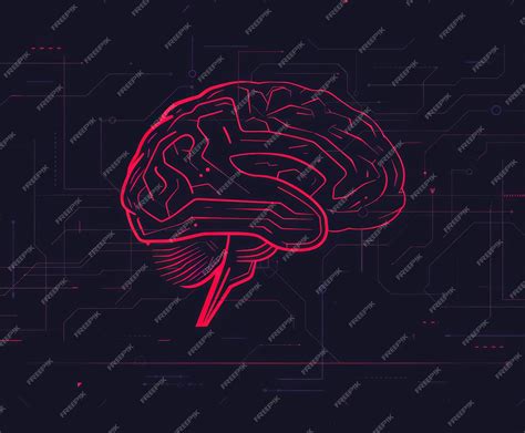 Ai Algorithm Neural Networks And Data Processing Elements Conceptual Image On Ai Development