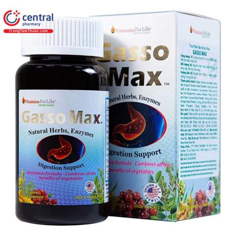 ChÍnh HÃng Thuốc Gasso Max Giảm ợ Chua ợ Nóng Do Viêm Dạ Dày