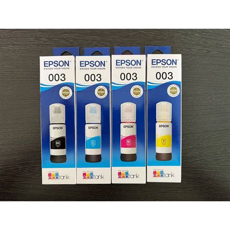Jual Tinta Epson 003 Original Printer L1100l3100l3200l5100l5200