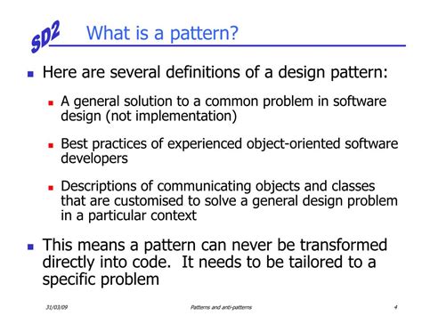 Ppt Patterns Anti Patterns Refactoring Powerpoint Presentation Free Download Id 1785482