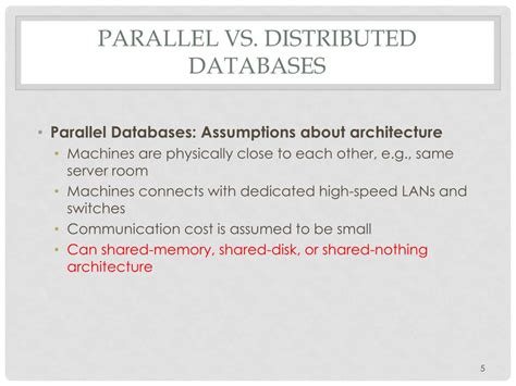 Ppt Parallel And Distributed Databases Powerpoint Presentation Id2386717