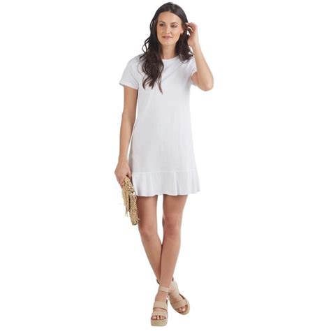 Hope White T Shirt Dress Mud Pie