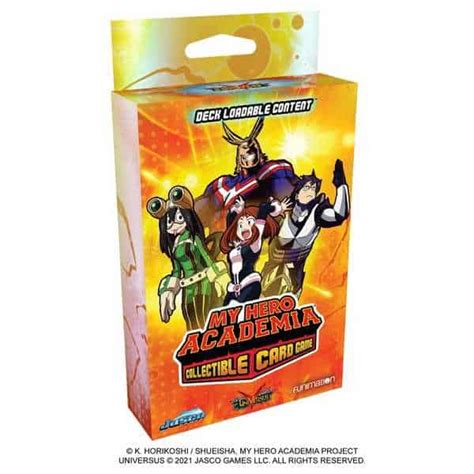 My Hero Academia Collectible Card Game Deck Loadable Content Wave 1