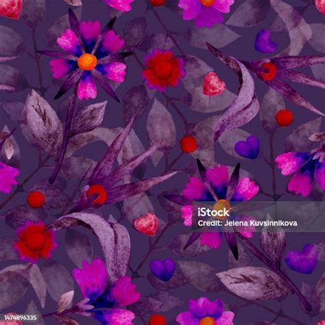 원활한 패턴입니다 밝은 꽃 장식입니다 직물 종이에 인쇄하기위한 배경 스크랩북 엽서 포장 포장지 0명에 대한 스톡 벡터 아트 및 기타 이미지 Istock