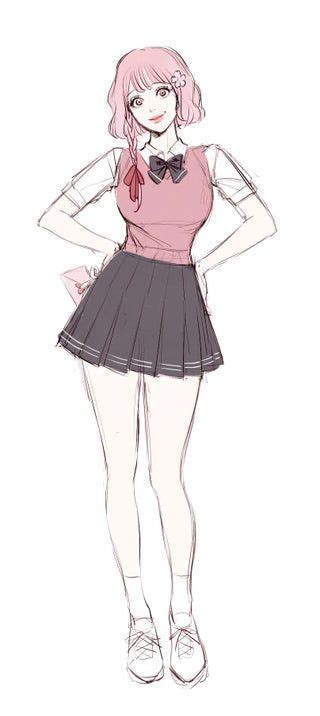 Anime Poses Reference Female