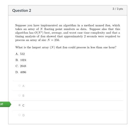 Solved 33 Pts Question 2 Suppose You Have Implemented An