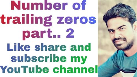 number of trailing zeros part 2 for ssc railway bank etc youtube