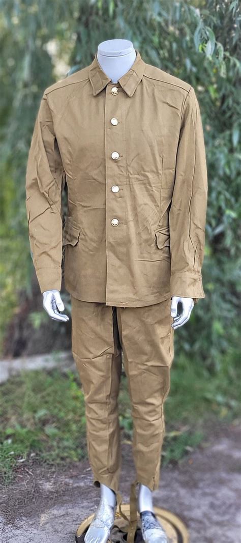 Vintage Military Uniform Soldier Soviet Army Ussr Gem