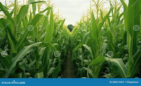 Biotechnology Gmo Corn Depic Stock Illustration Illustration Of