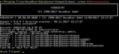 [guide] list file creation disk pool command line novabackup support