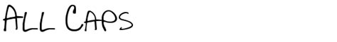 All Caps Font FontZone Net