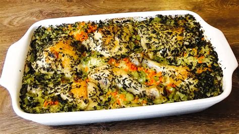 Пиле с Ориз на Фурна Вкусно Семейно Ястие Youtube